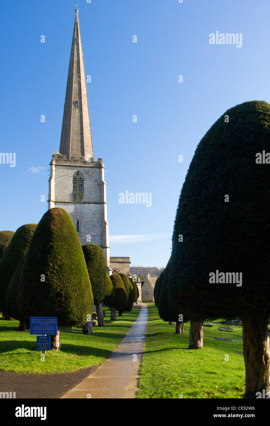 Painswick church winter hi-res stock photography and images - Alamy