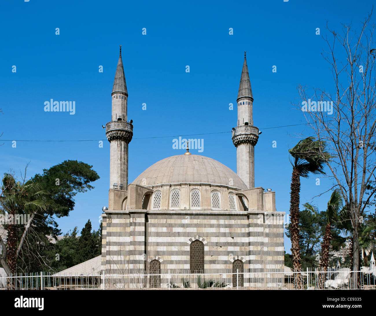 Syria. Damascus. The Tekkiye Mosque. designed by the architect Mimar ...