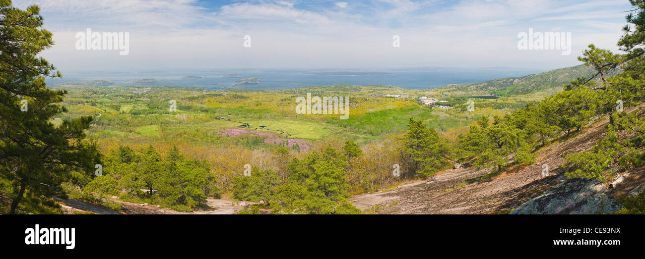 Great Meadow Dorr Mountain Acadia National Park Maine Stock Photo - Alamy