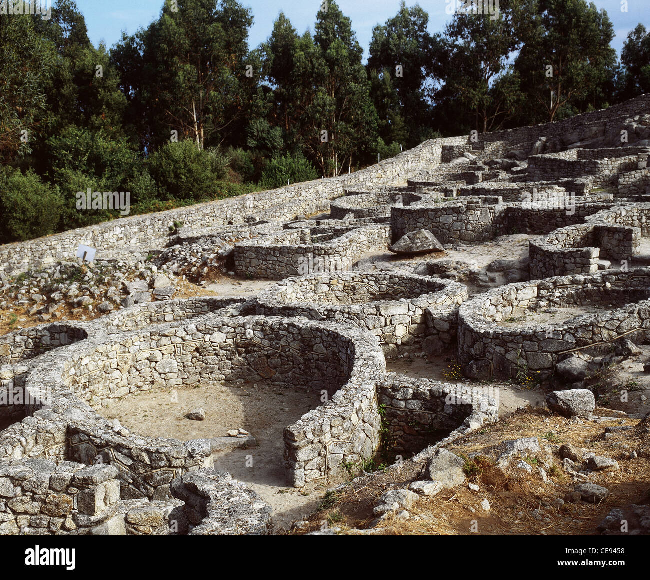 Spain. Galicia. Castro of Saint Thecla. A Garda Stock Photo - Alamy