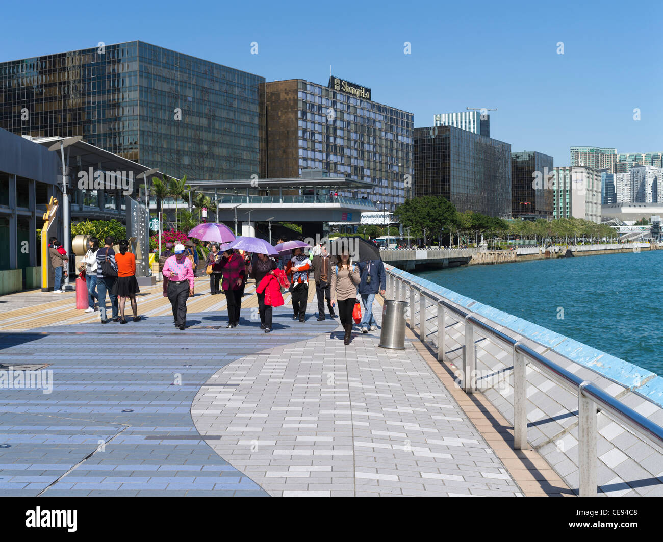 dh TSIM SHA TSUI EAST HONG KONG Chinese people walking kowloon ...