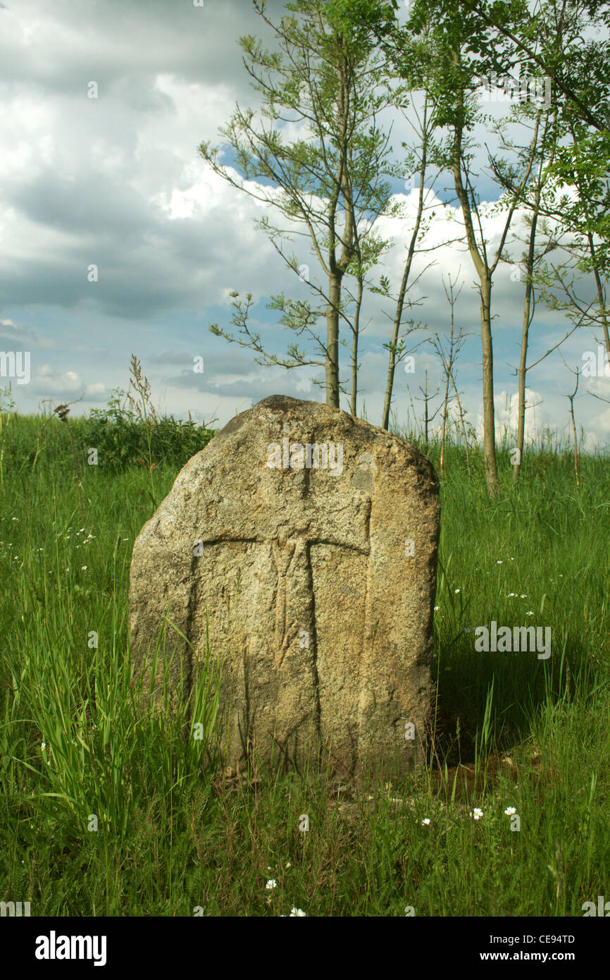 Peace cross in Czech-moravian Highlands, Czechia Stock Photo - Alamy