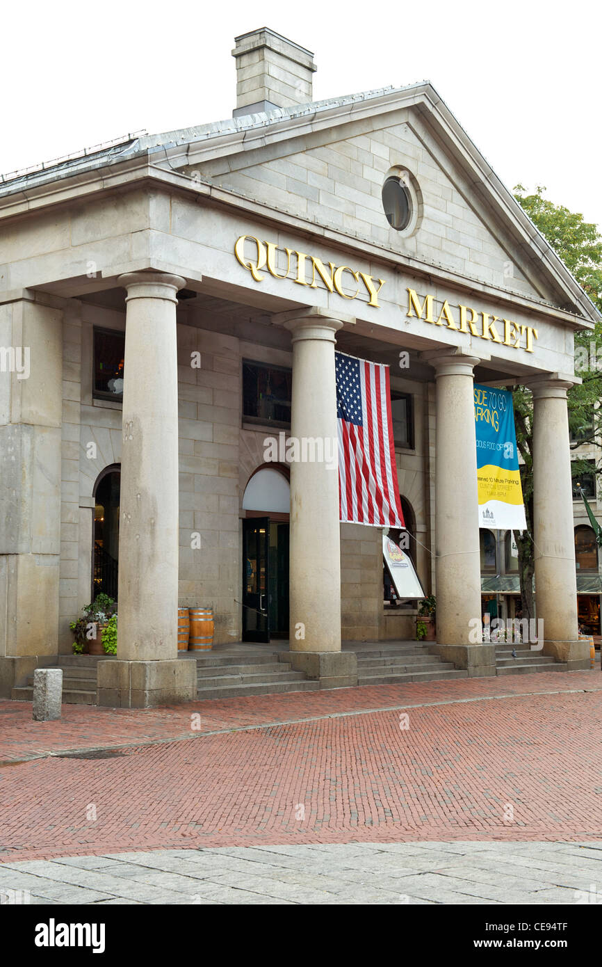 Quincy Market in Boston, Massachusetts, USA Stock Photo - Alamy