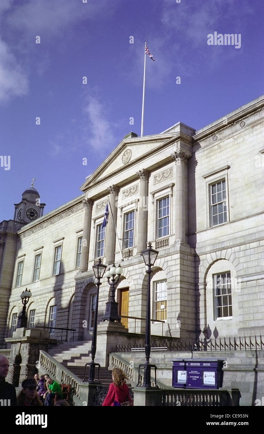 The General Register House (housing the National Archives of Scotland ...
