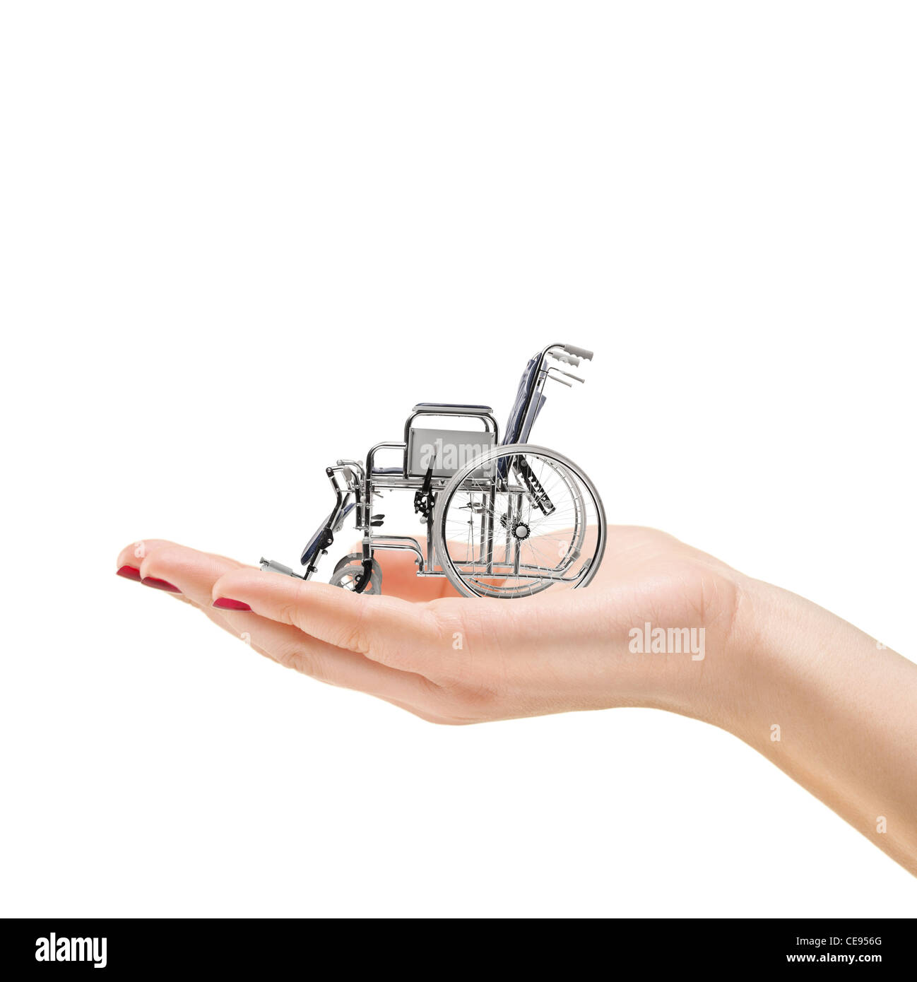 Female patient hand holding Cut Out Stock Images & Pictures - Alamy