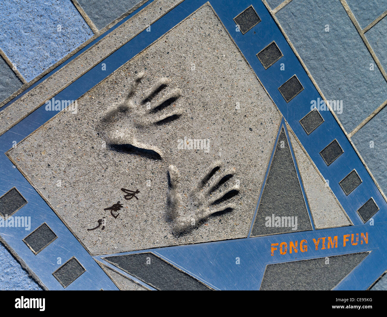 dh Avenue of Stars TSIM SHA TSUI HONG KONG Fong Yim Fun hand prints ...