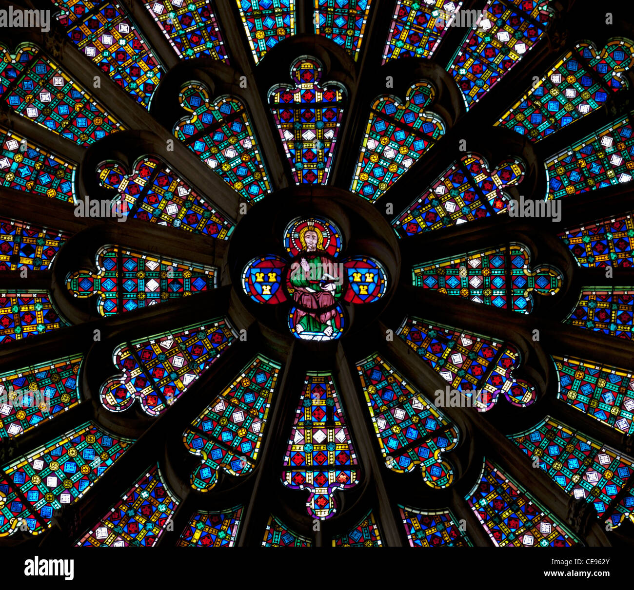 Dynamic stained glass window hi-res stock photography and images - Alamy