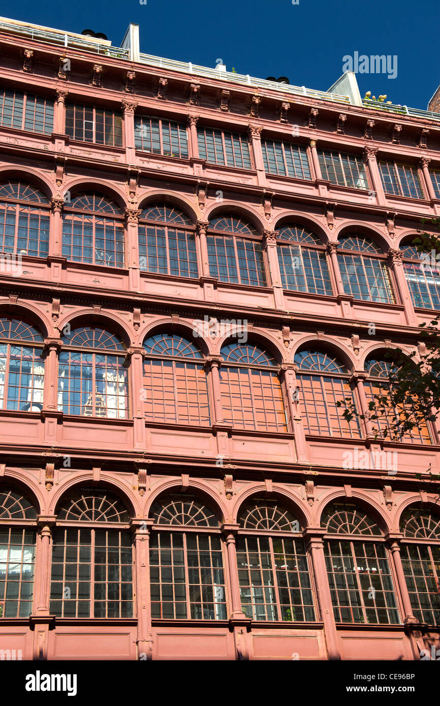 Facade of the McLauthlin building in Boston, Massachusetts, USA Stock ...