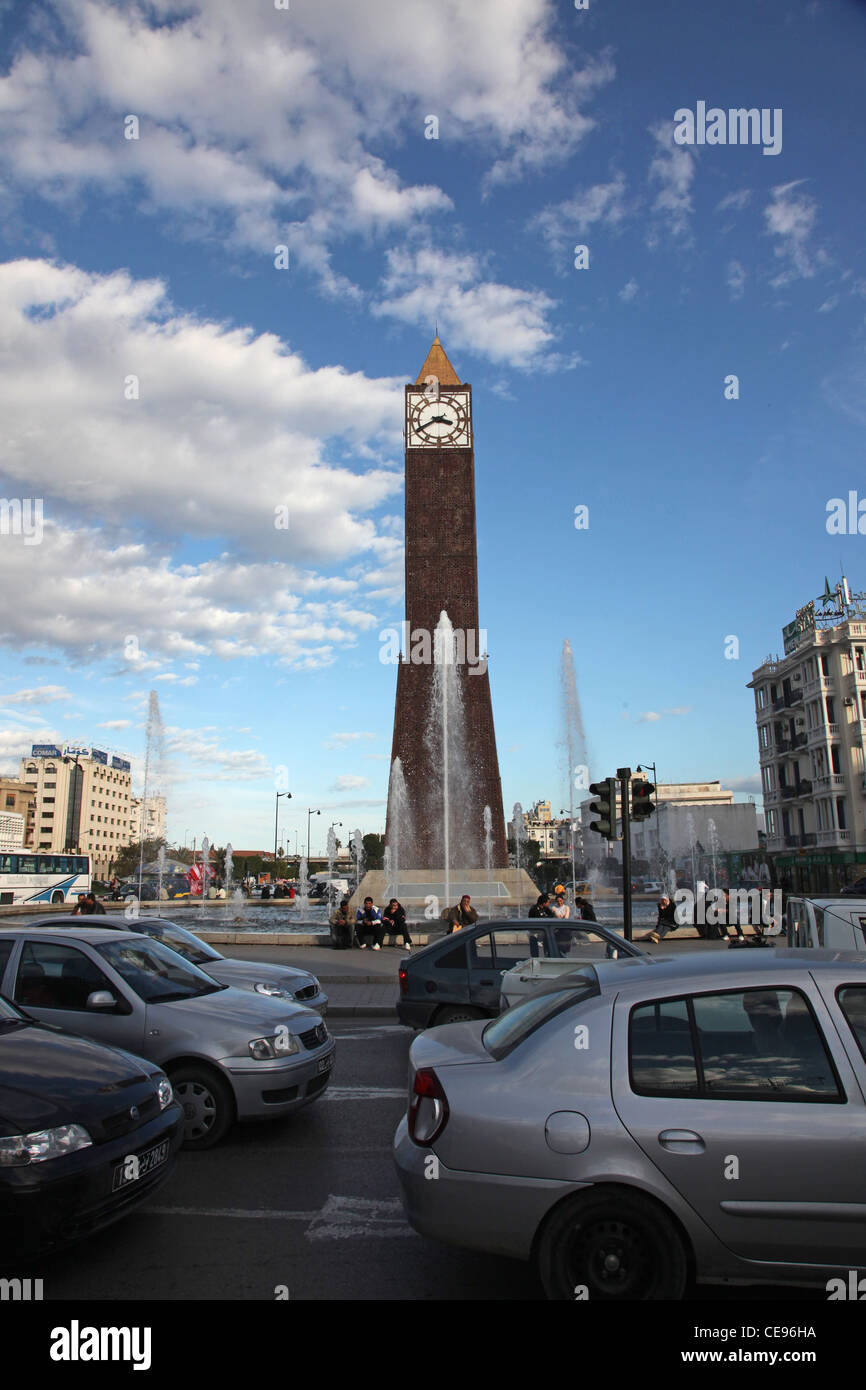 Tunis Clock Tower Stock Photo - Alamy