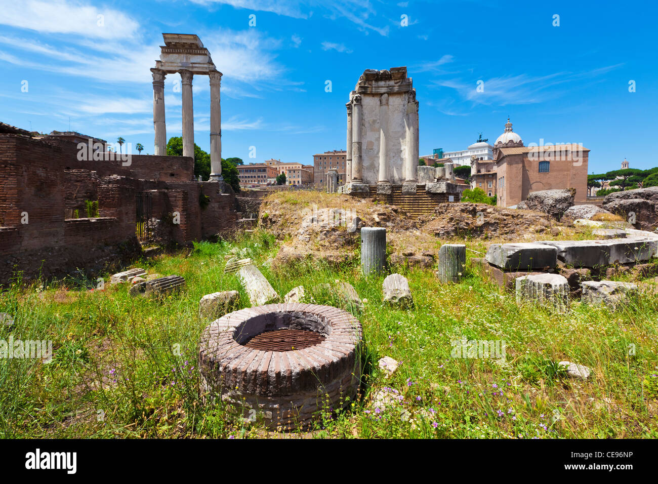 The Roman Forum (Forum Romanum), Rome, Italy Stock Photo - Alamy