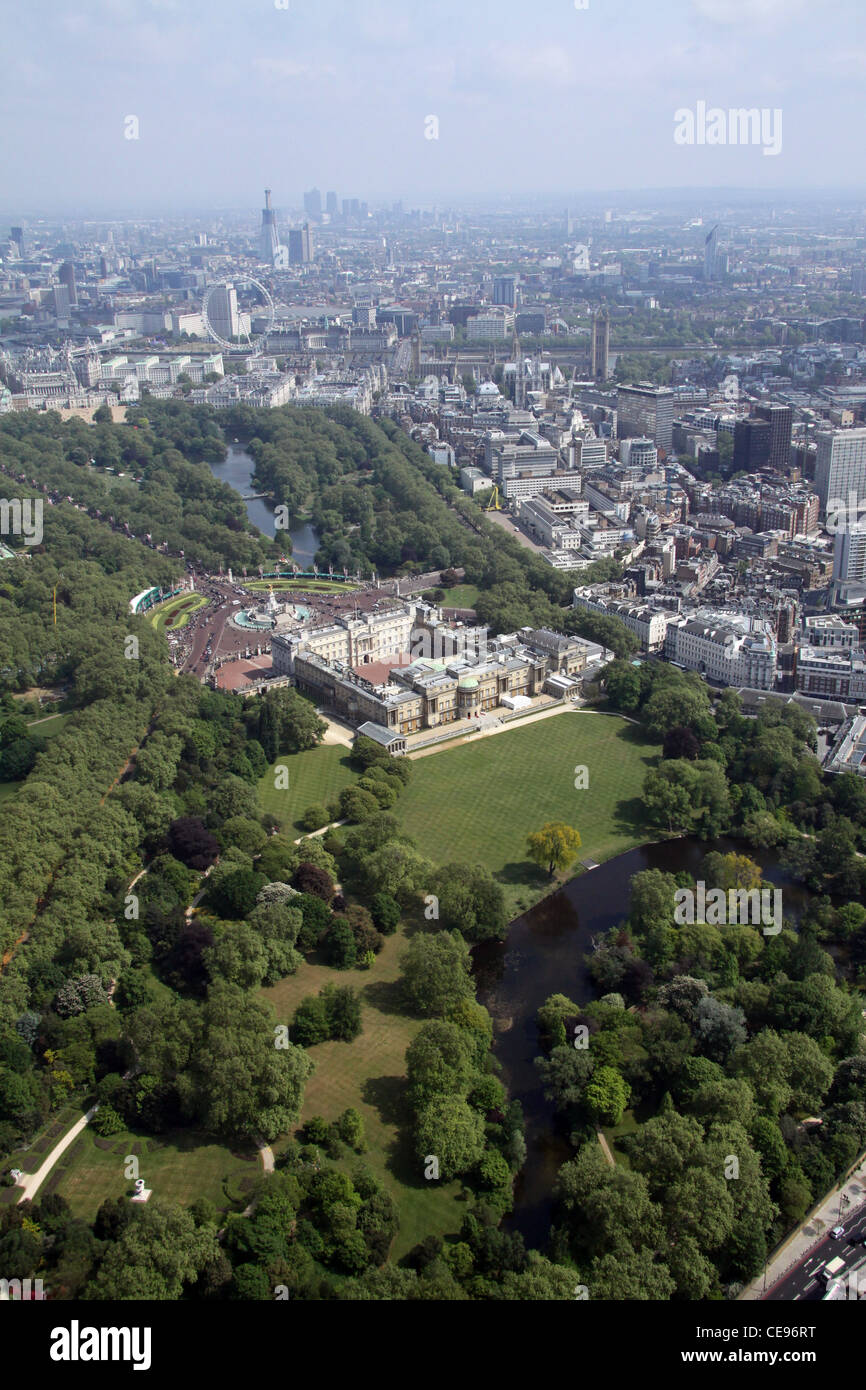 Buckingham Palace Aerial View
