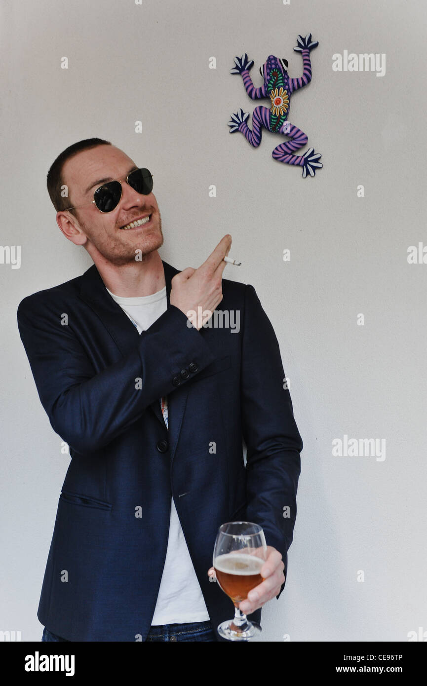 Michael fassbender smiling hi-res stock photography and images - Alamy