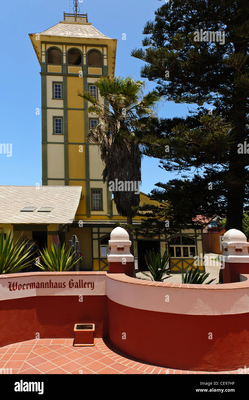 The Woermann Tower, part of the Woermann Haus, seen from the Woermann ...