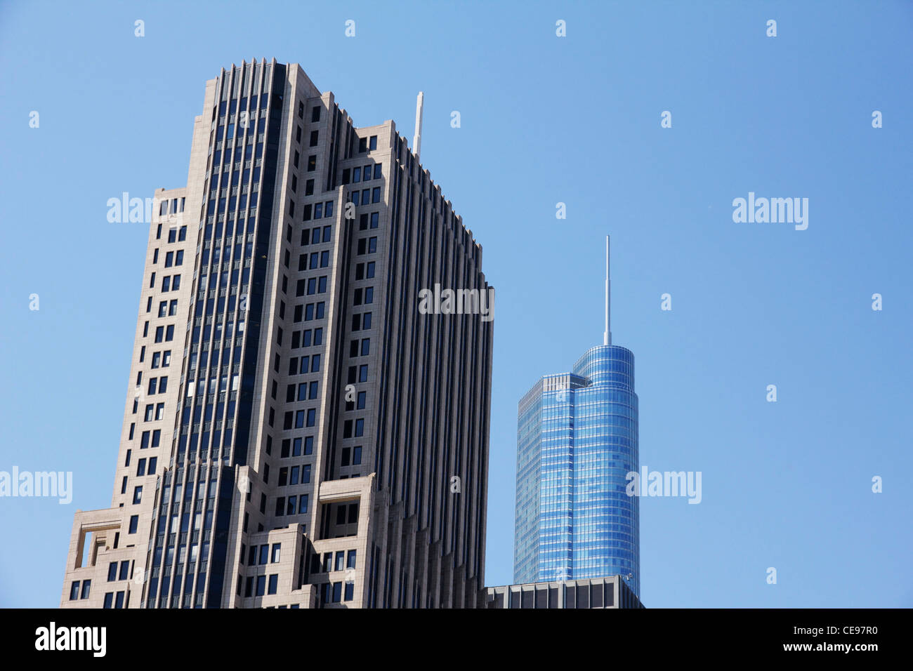 NBC Tower, Trump Tower in background. Chicago Illinois Stock Photo - Alamy