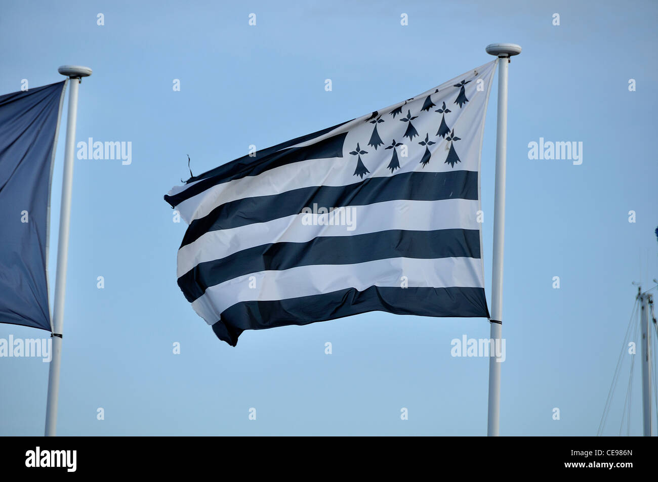 Brittany flag hi-res stock photography and images - Alamy
