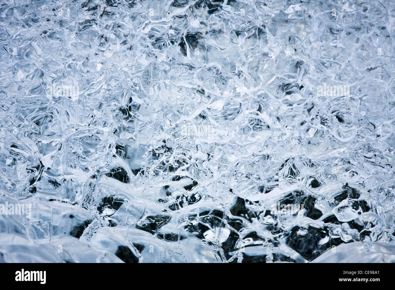 Wallpaper of ice bubbles Stock Photo - Alamy