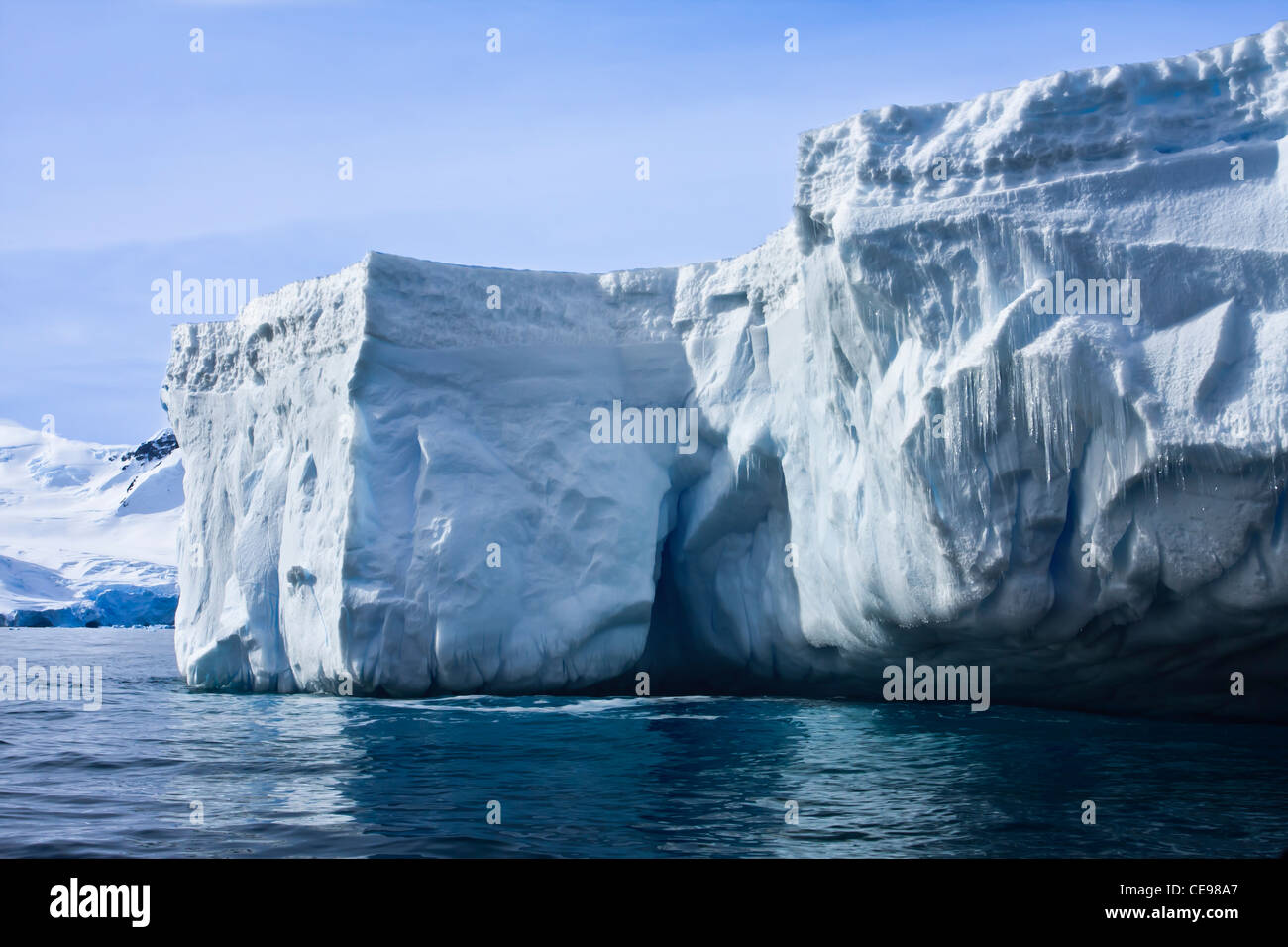 Antarctic iceberg in the snow Stock Photo - Alamy