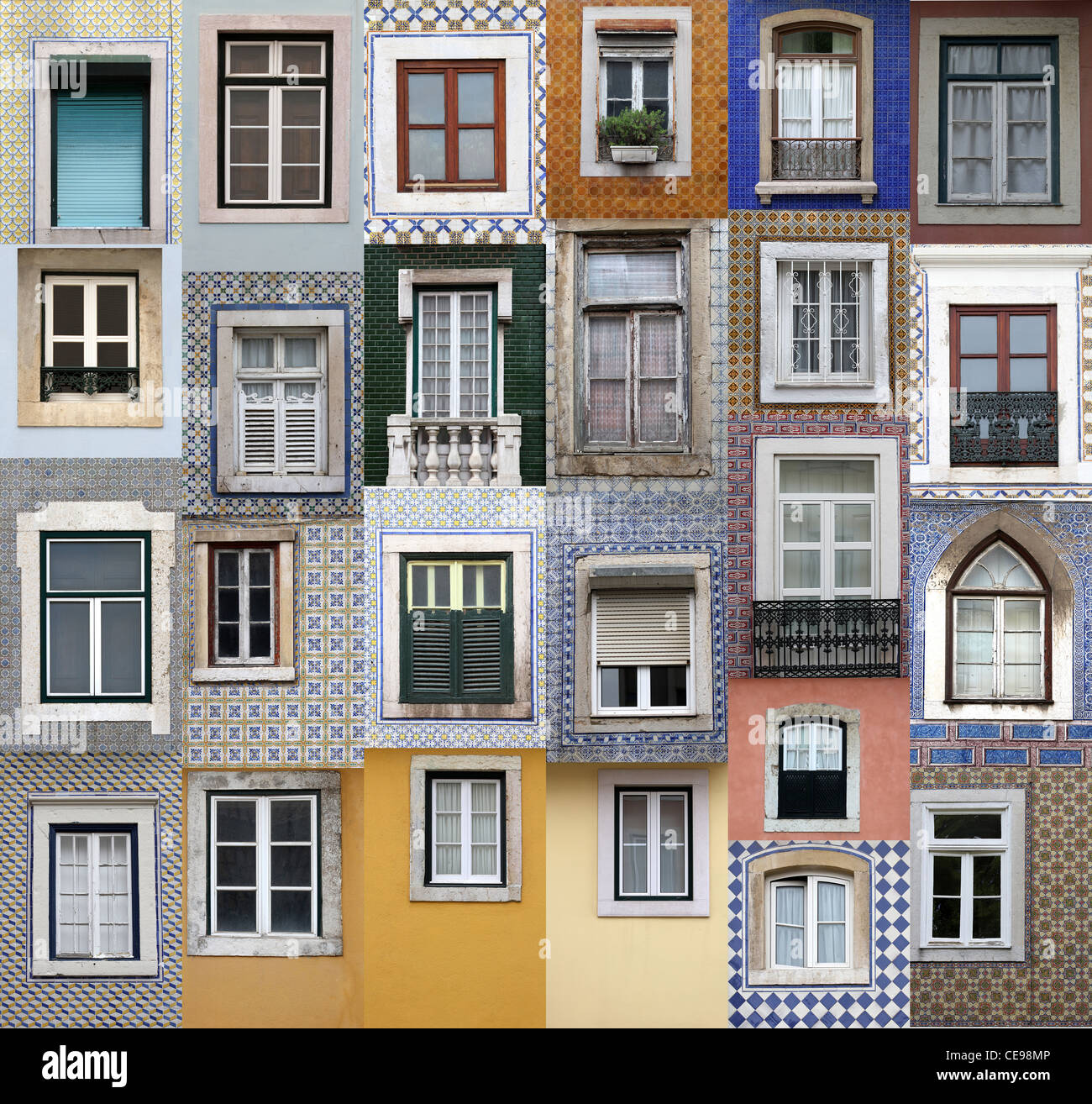 Azulejos window hi-res stock photography and images - Alamy