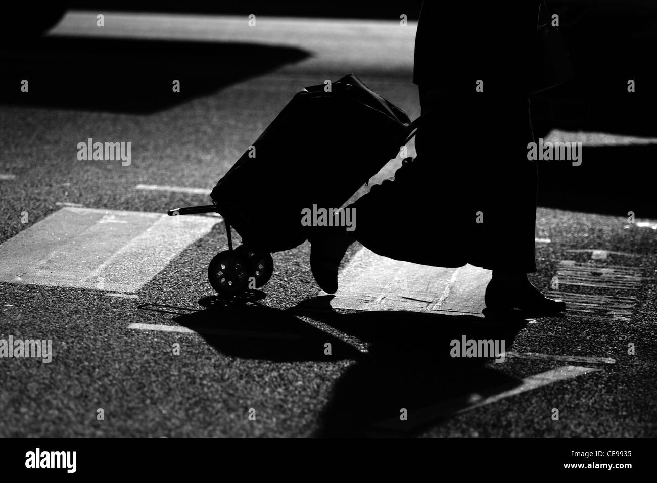Lady with legs Black and White Stock Photos & Images - Alamy