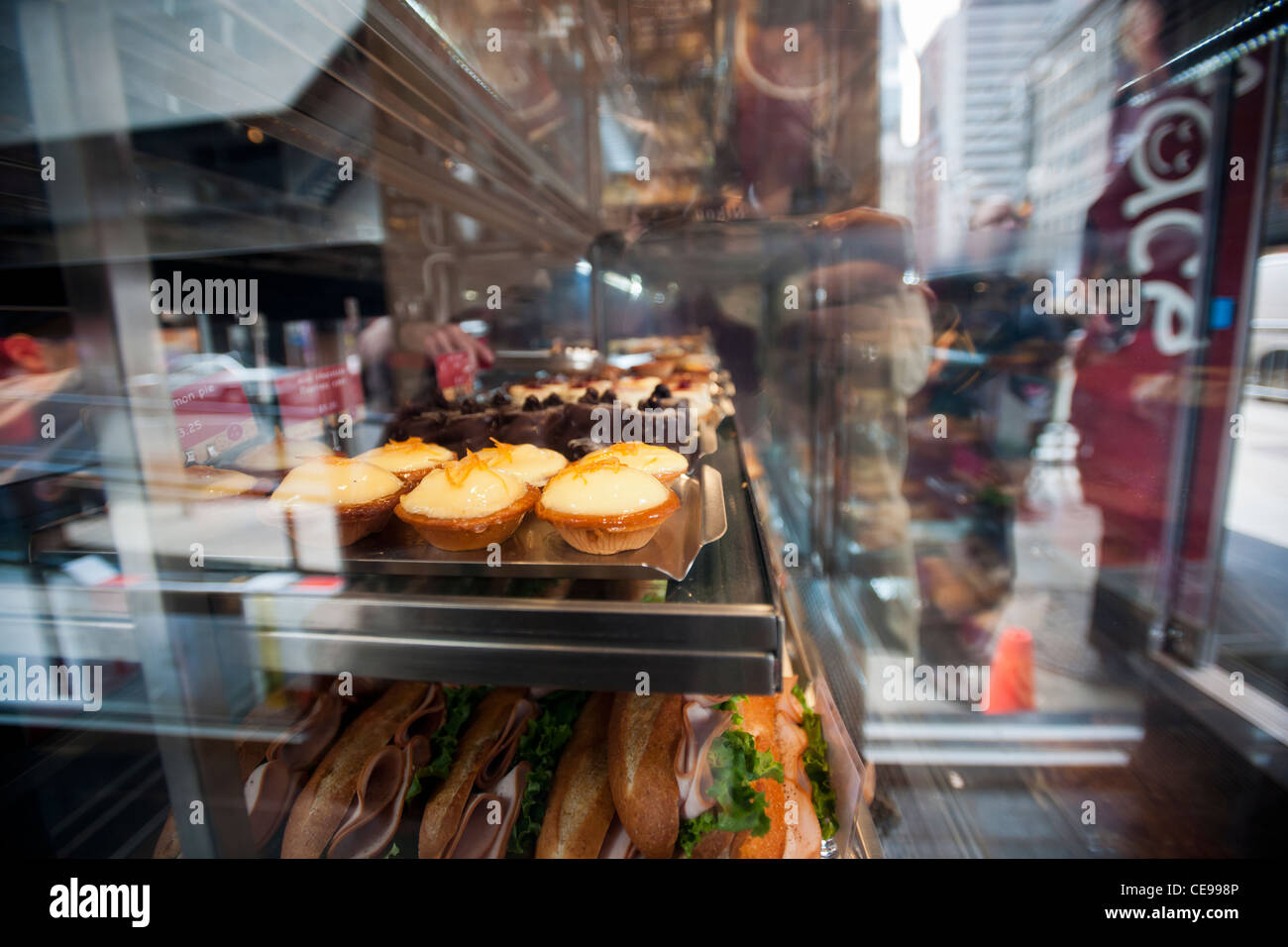 Newly opened Australian bakery chain, Pie Face, in New York Stock Photo ...