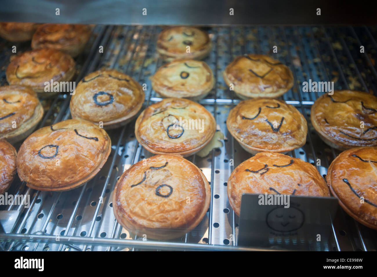 Newly opened Australian bakery chain, Pie Face, in New York Stock Photo ...