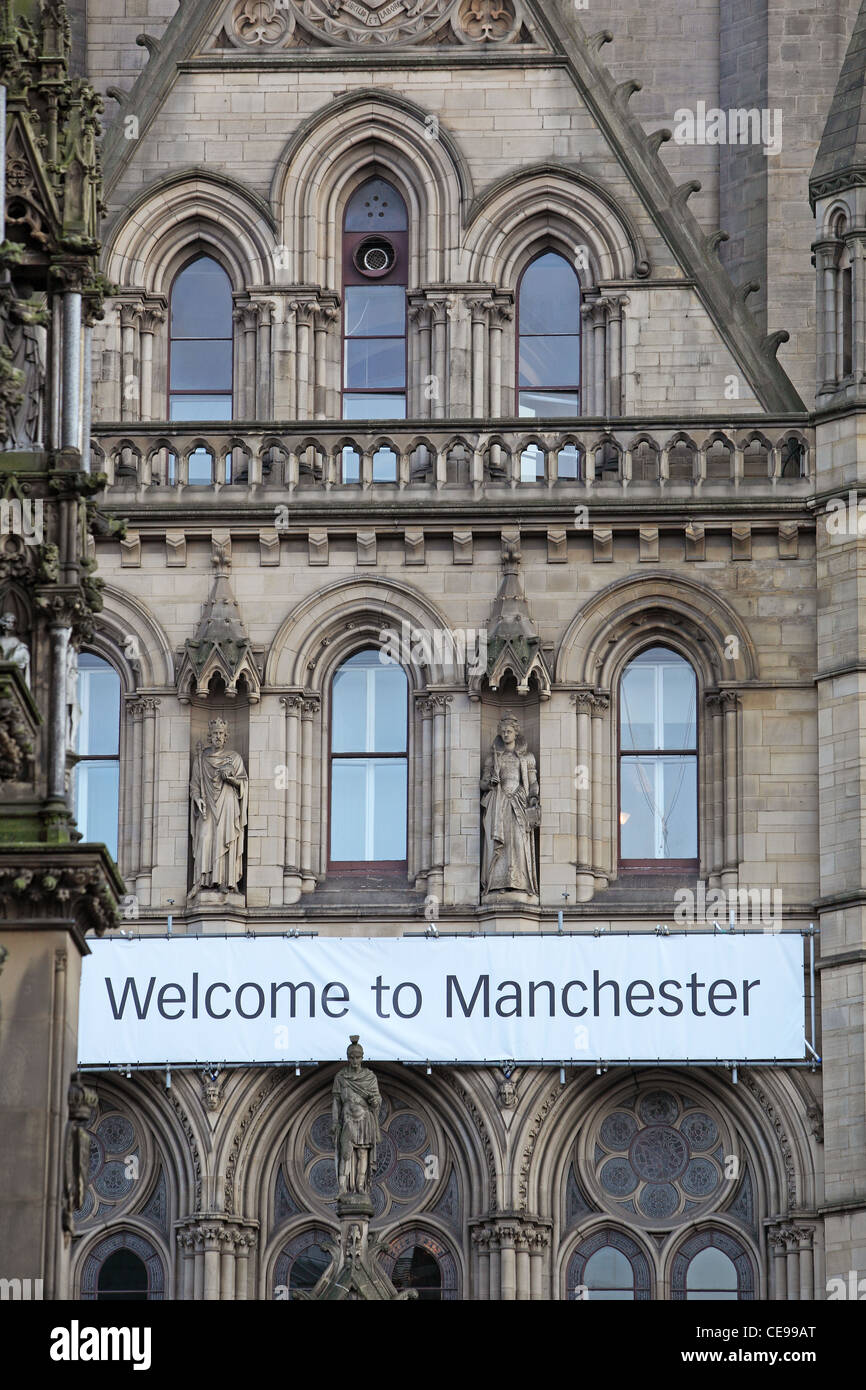 Manchester Albert antique town hall Stock Photo - Alamy