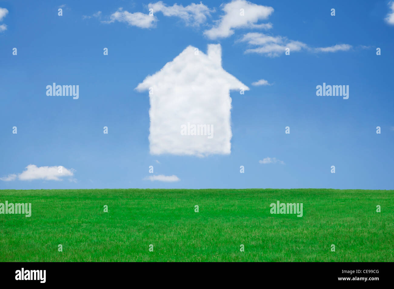 Sky above house hi-res stock photography and images - Alamy