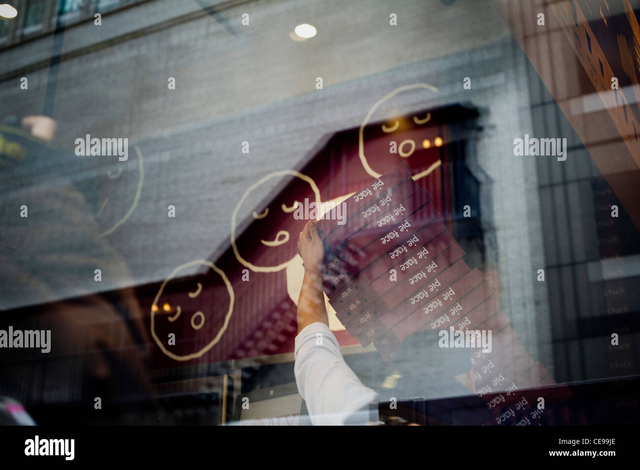 Newly opened Australian bakery chain, Pie Face, in New York Stock Photo ...