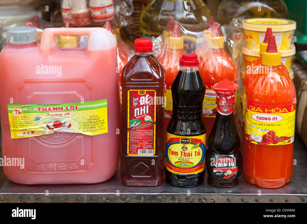Sauce bottles hi-res stock photography and images - Alamy
