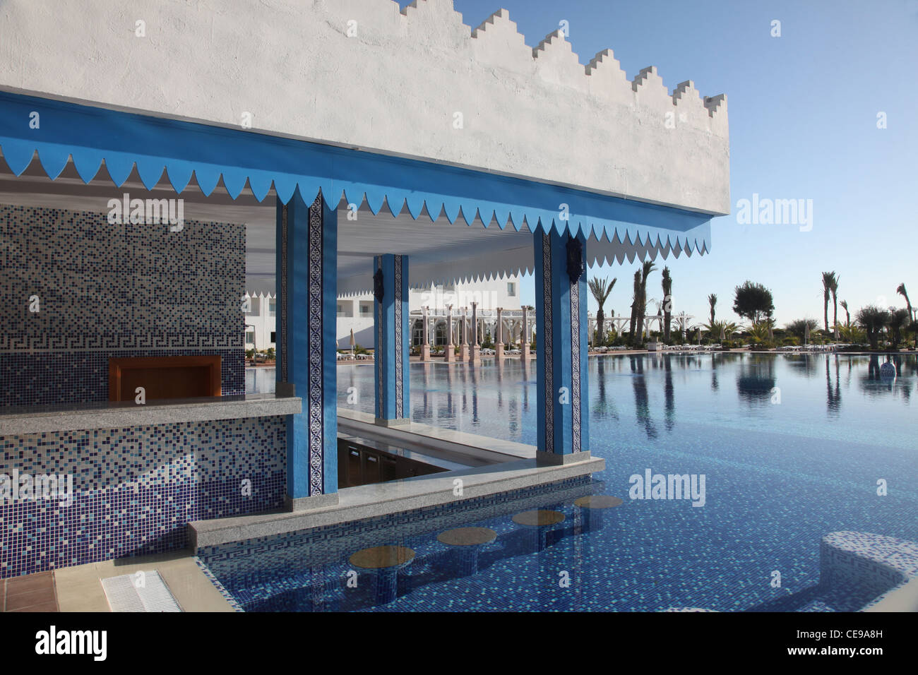 Luxurious open air swimming pool Stock Photo - Alamy