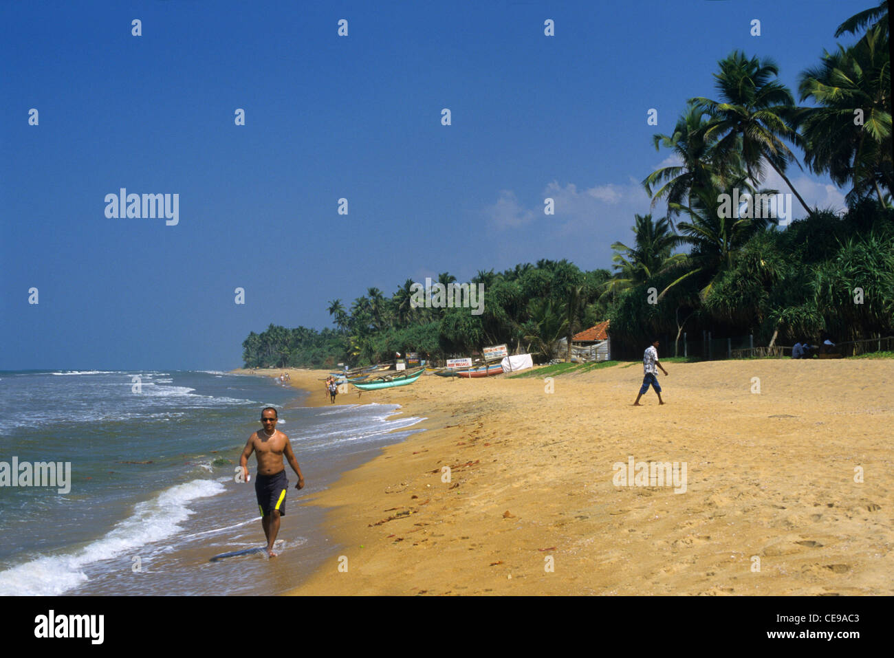 Kalutara beach, Sri Lanka Stock Photo - Alamy