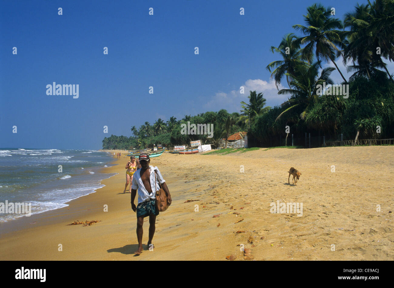 Kalutara beach, Sri Lanka Stock Photo - Alamy