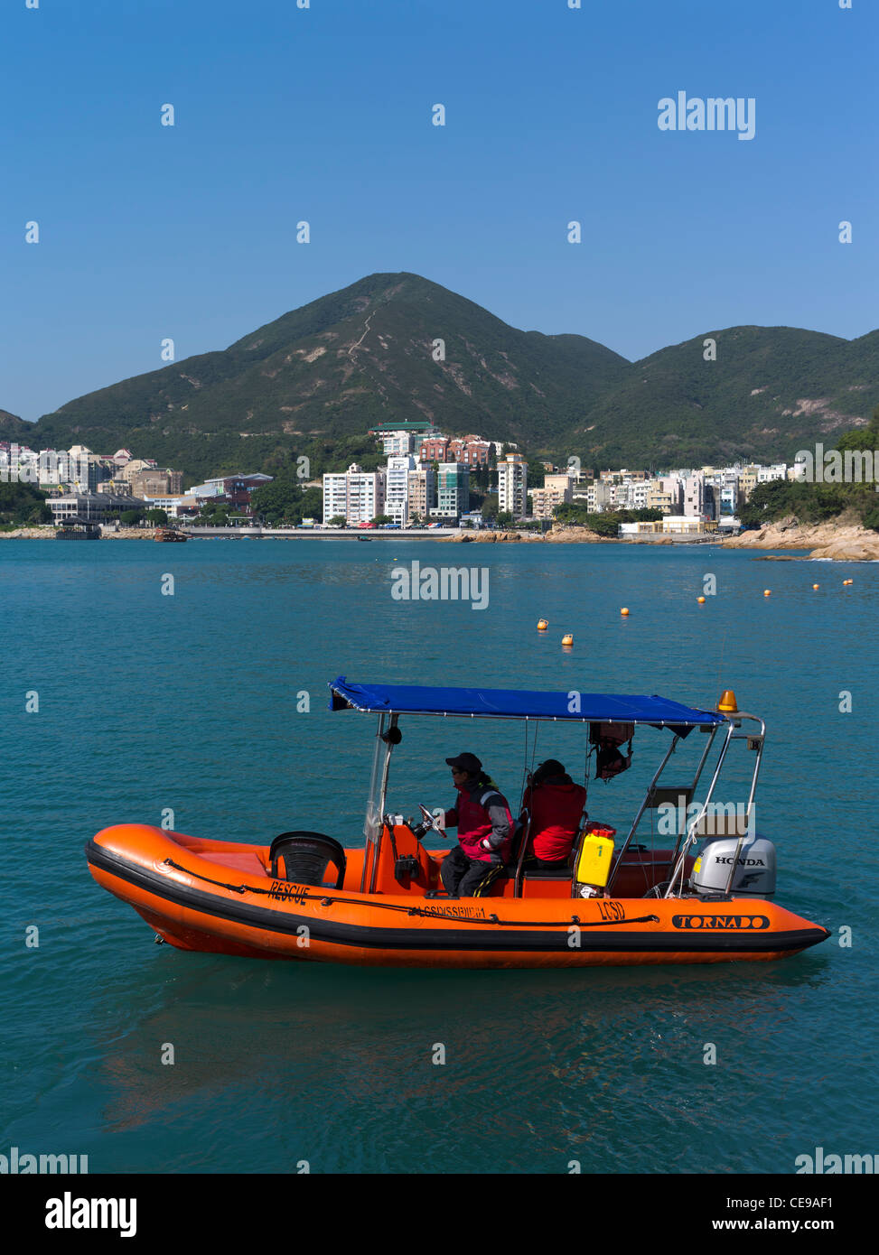 dh STANLEY HONG KONG Safety inflatable boat St Stephens Beach Stanley ...