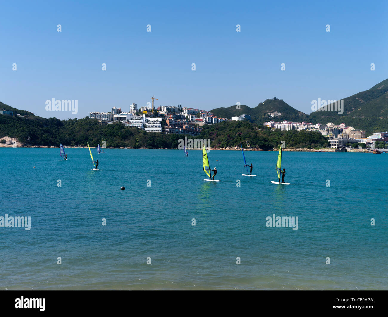 dh STANLEY HONG KONG Windsurfers St Stephens Beach Stanley Bay ...