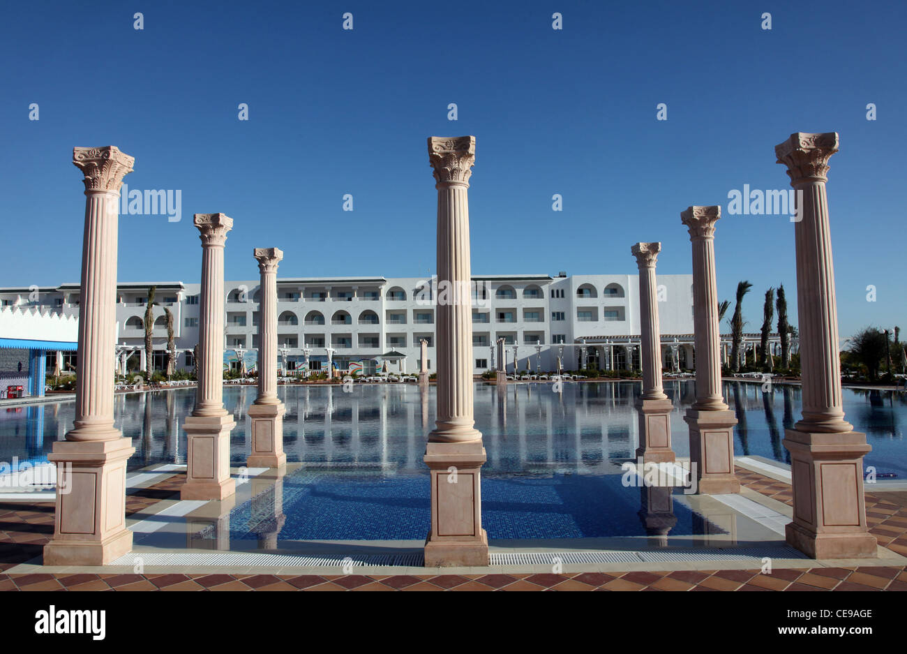 Luxurious open air swimming pool Stock Photo - Alamy