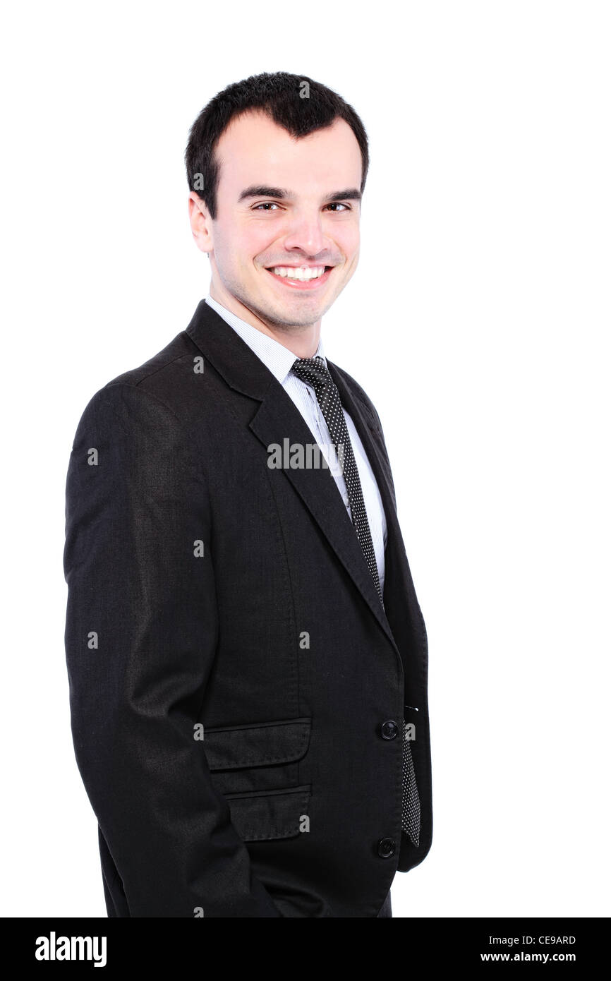 portrait of a young businessman isolated on white background Stock ... portrait of a young businessman isolated on white background Stock ...