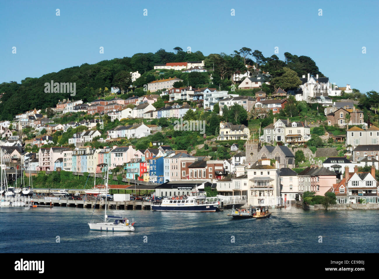 Dart river at Dartmouth, devon, england,uk Stock Photo - Alamy