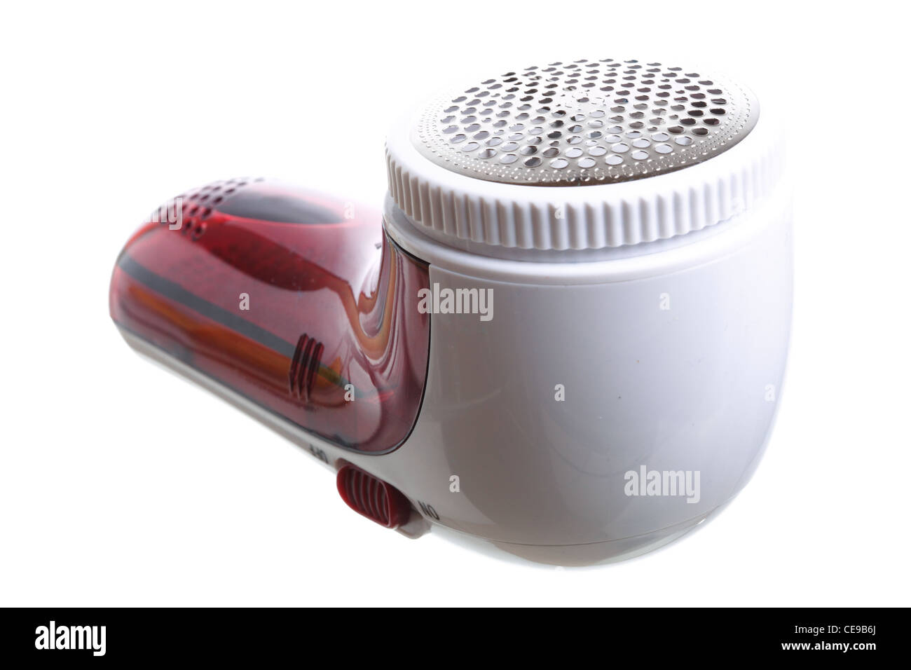 Red Lint Remover isolated on white background Stock Photo - Alamy