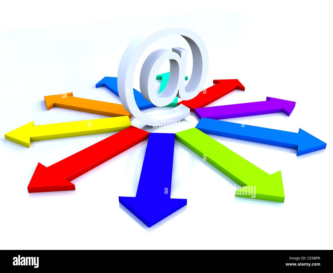 alias sign with surrounding arrow Stock Photo - Alamy