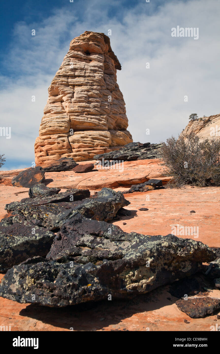 Spire in Zion Stock Photo - Alamy