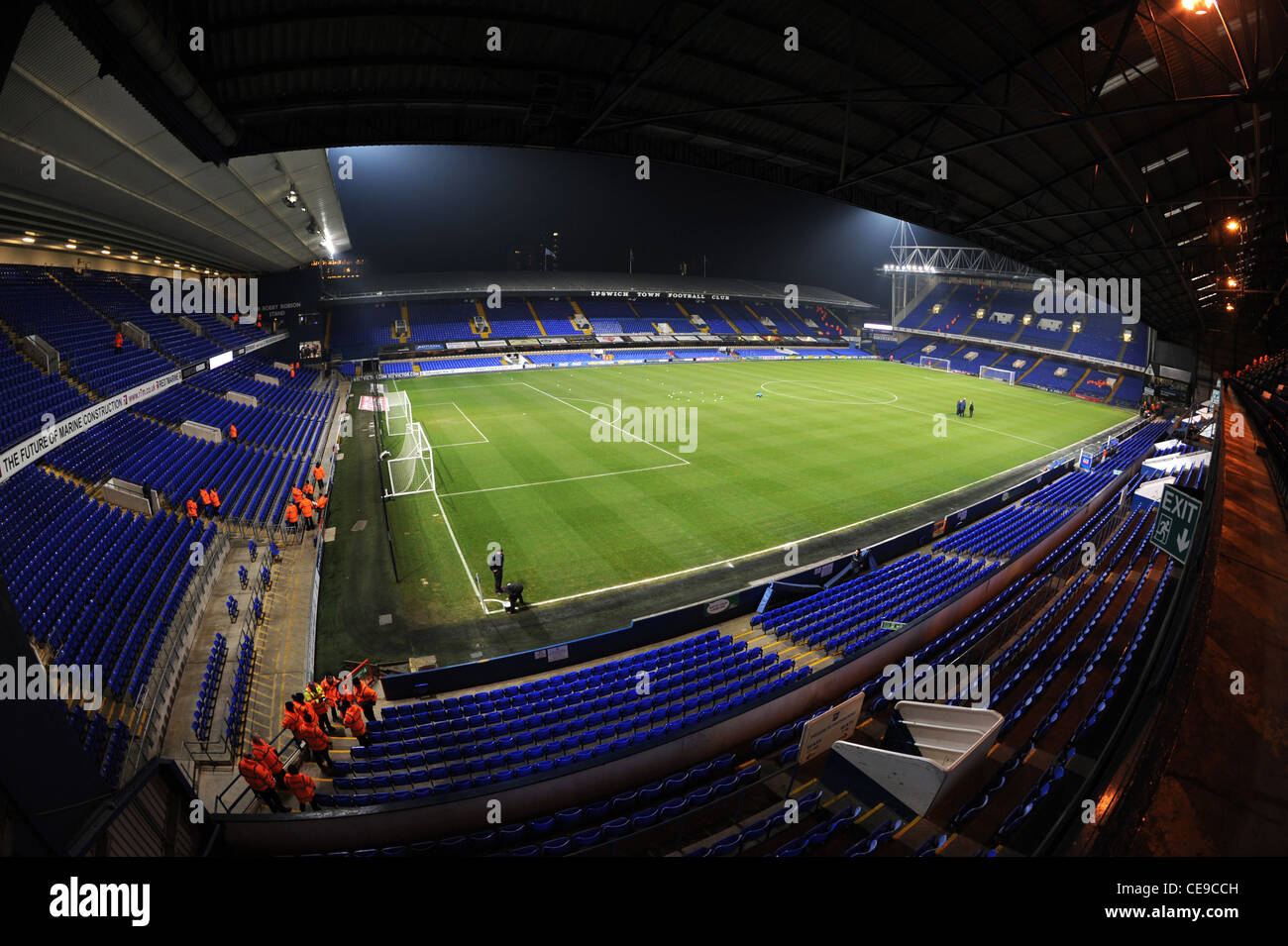 Stands at the clubs portman road ground hi-res stock photography and ...