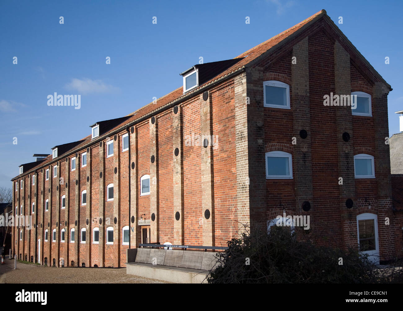 Britten-Pears building Snape maltings, Suffolk, England Stock Photo - Alamy
