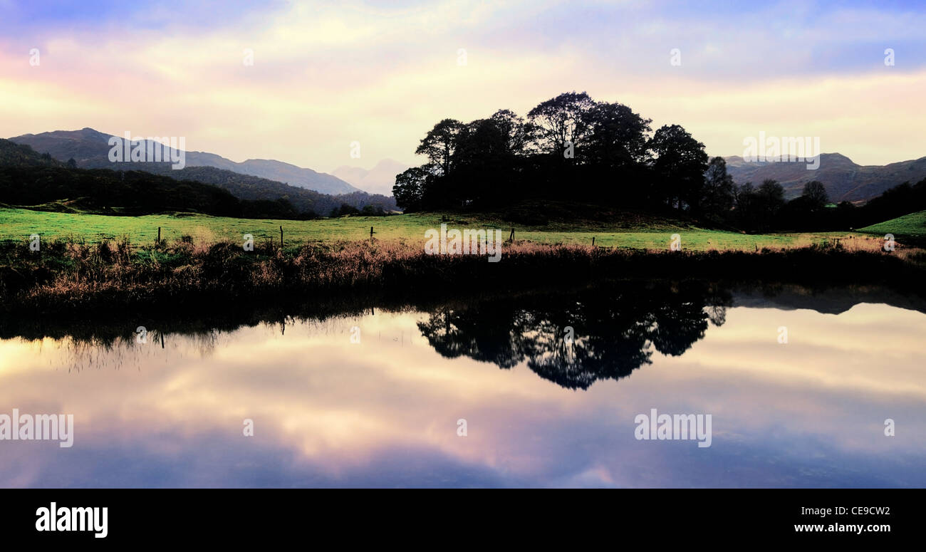 elterwater in the english lake district cumbria england uk Stock Photo ...