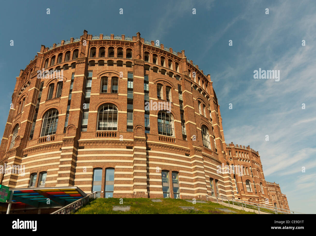 Vienna simmering gasometer architecture hi-res stock photography and ...
