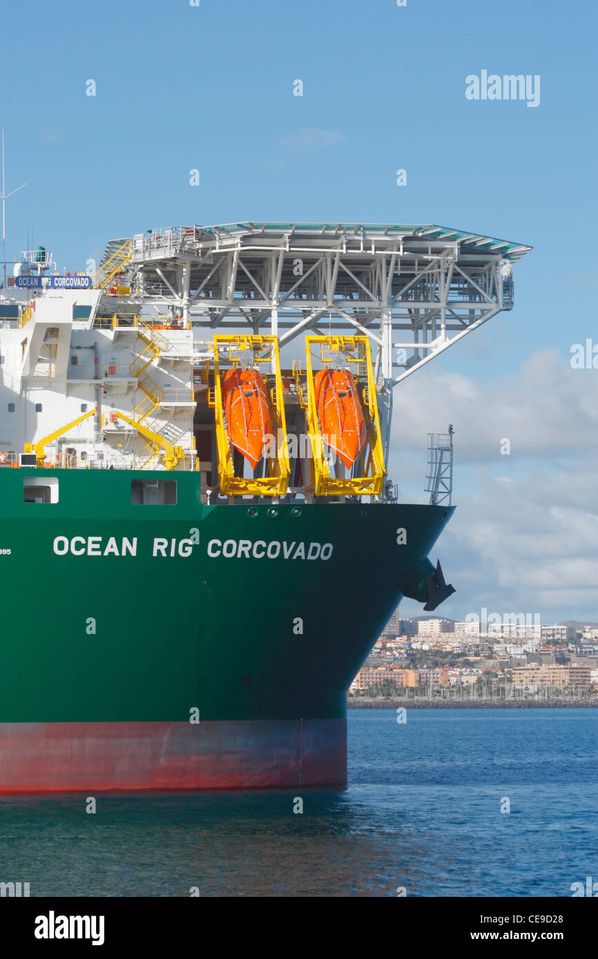 Ocean Rig Corcovado drillship Stock Photo - Alamy