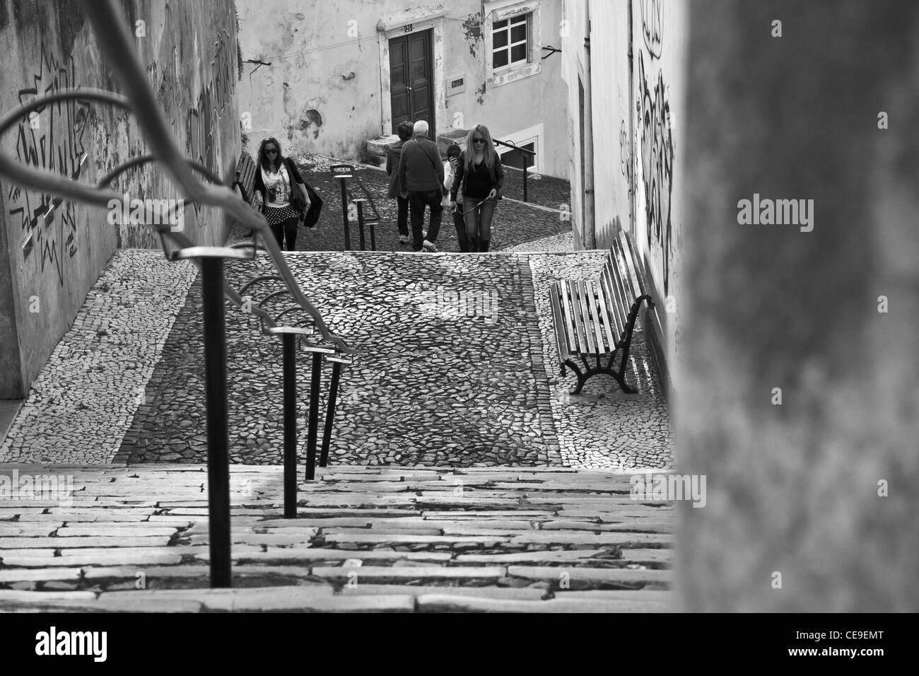 Lisbon window Black and White Stock Photos & Images - Alamy
