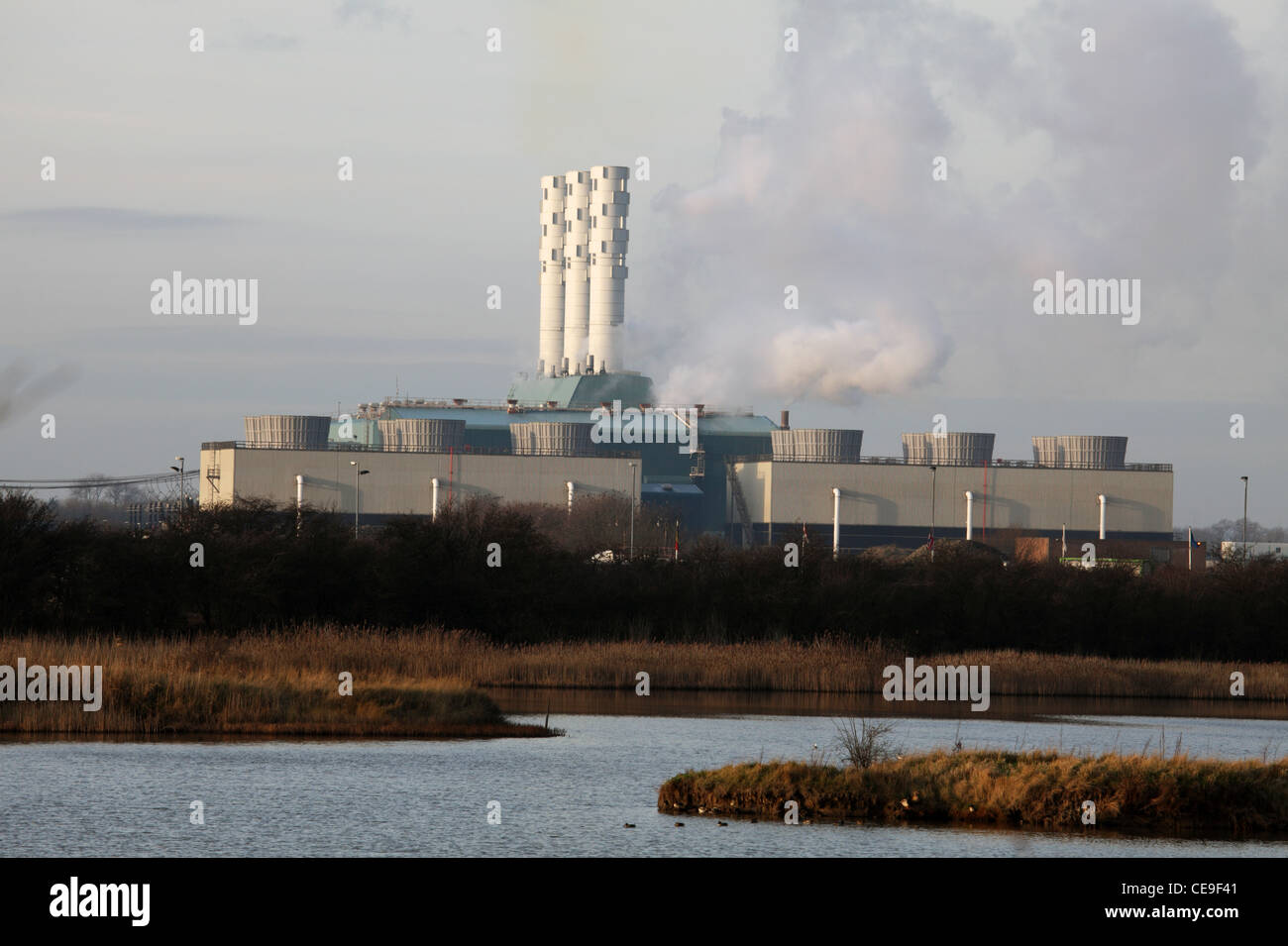 Centrica Combined Cycle Gas Turbine Power Station, North Kilingholme ...