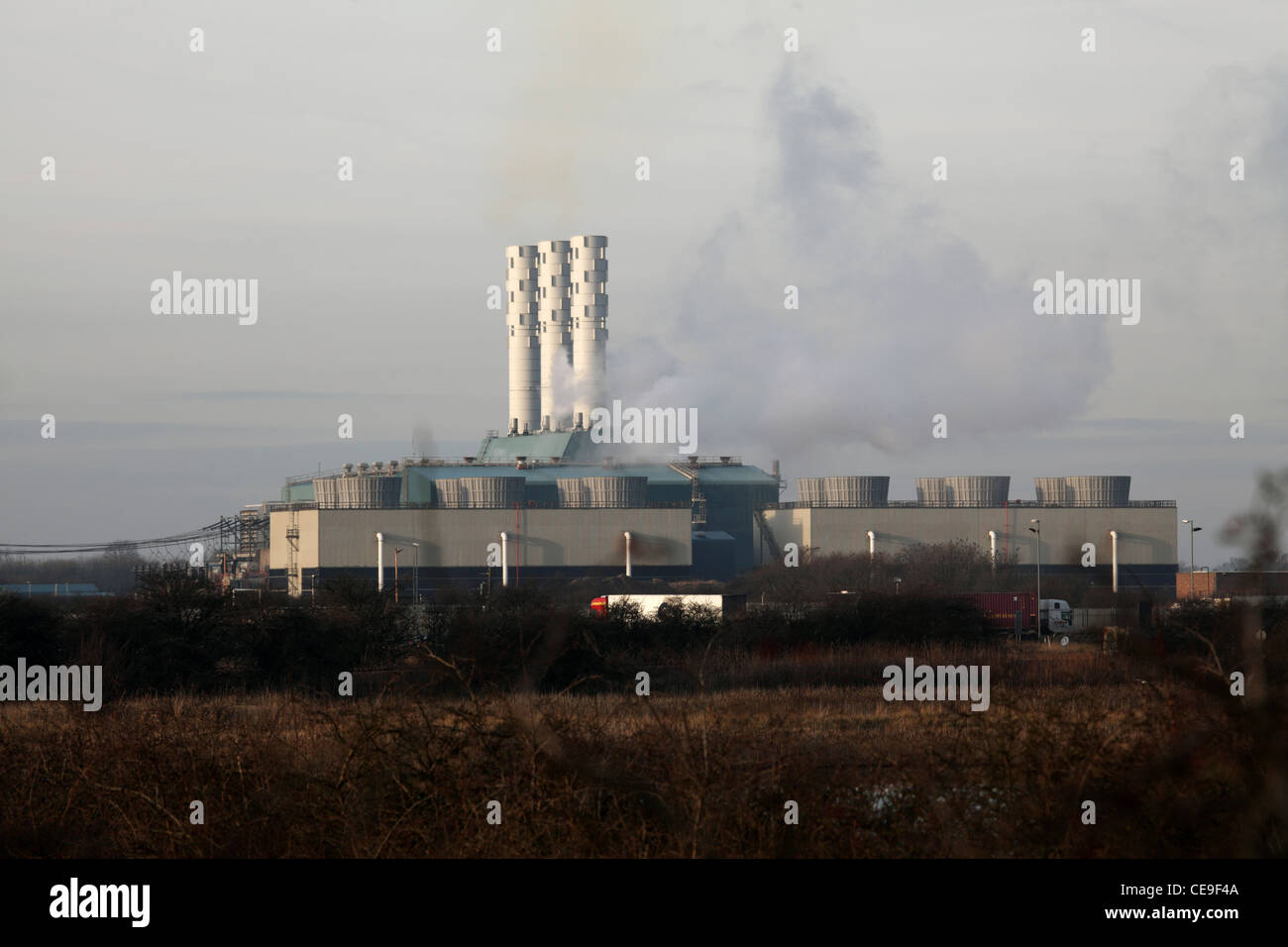Centrica Combined Cycle Gas Turbine Power Station, North Kilingholme ...
