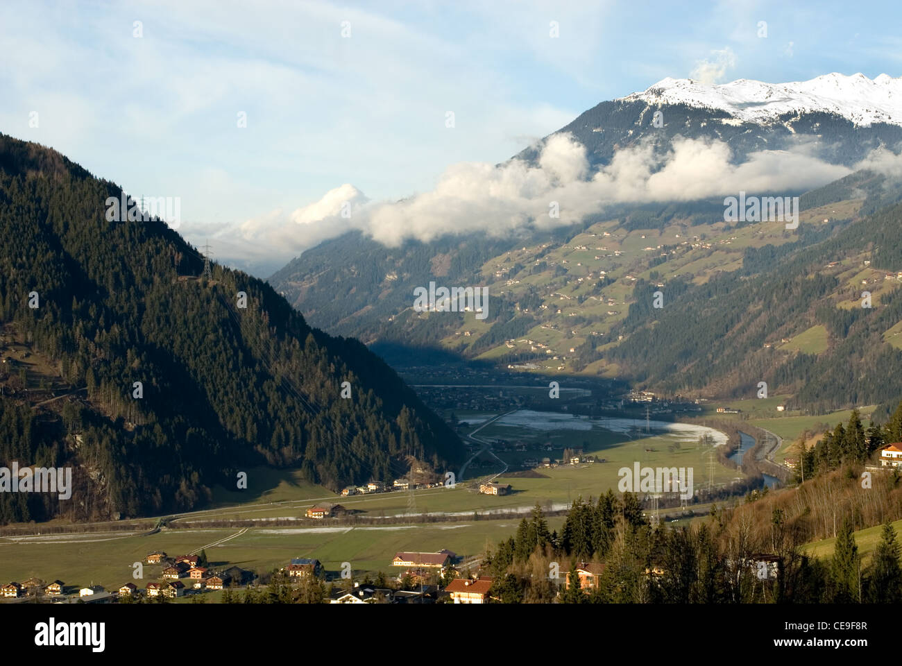 An alpine scene, Austria Stock Photo - Alamy