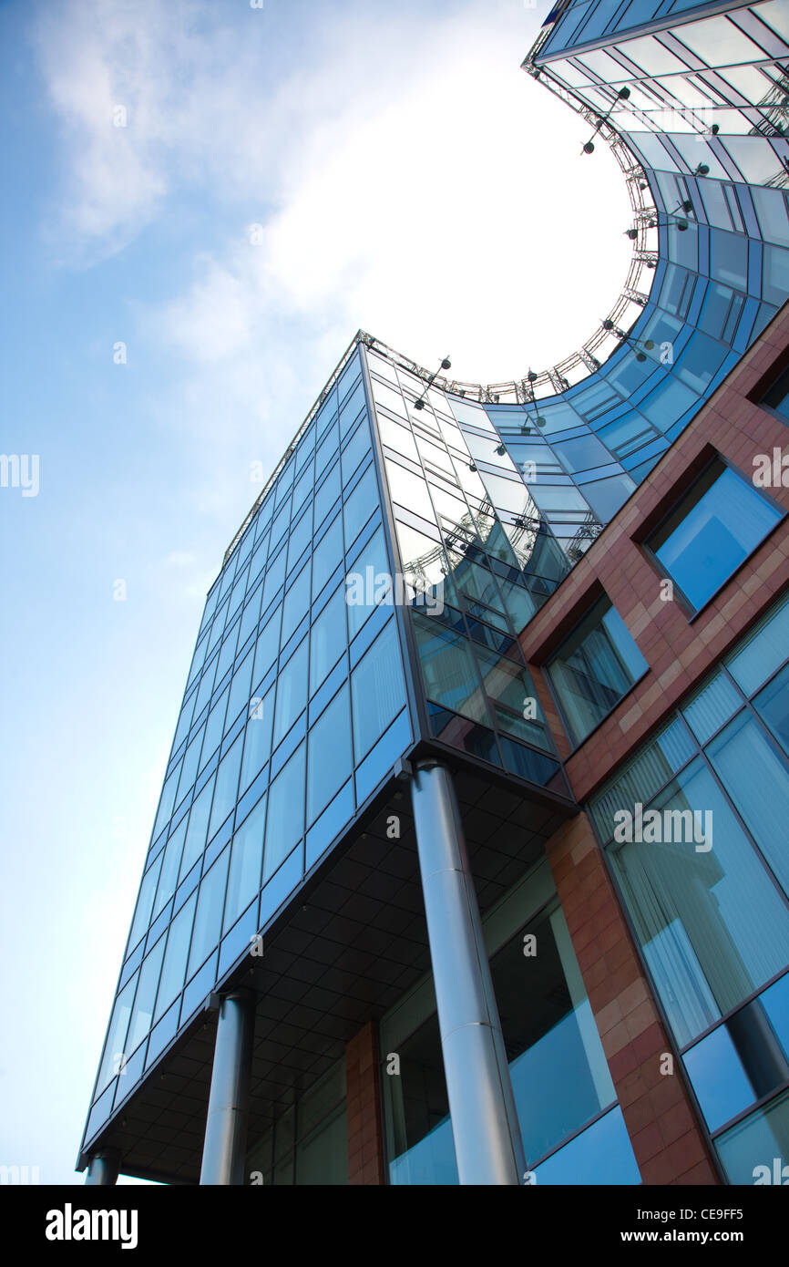 Modern building. High rise building taken from below Stock Photo - Alamy